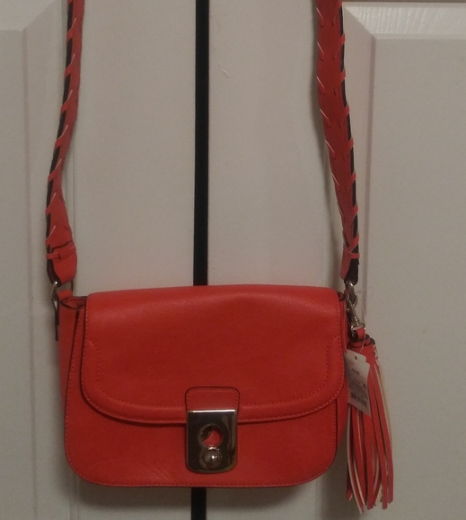 Mossimo Supply Co. | Bags | Brand New Elegant Coral Crossbody Purse W ...
